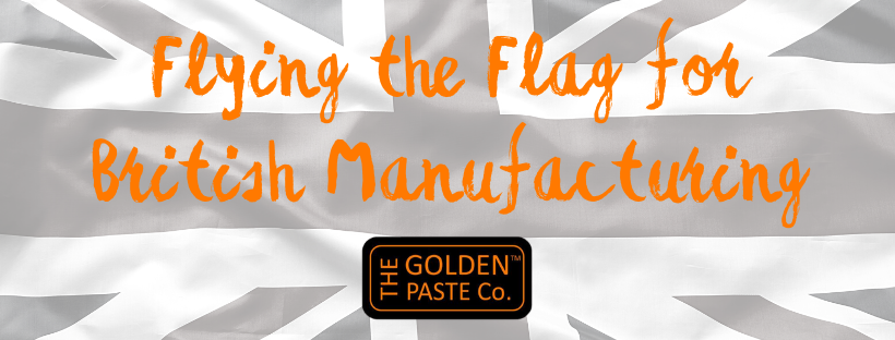 Flying Flag British Manufacturing | The Golden Paste Company